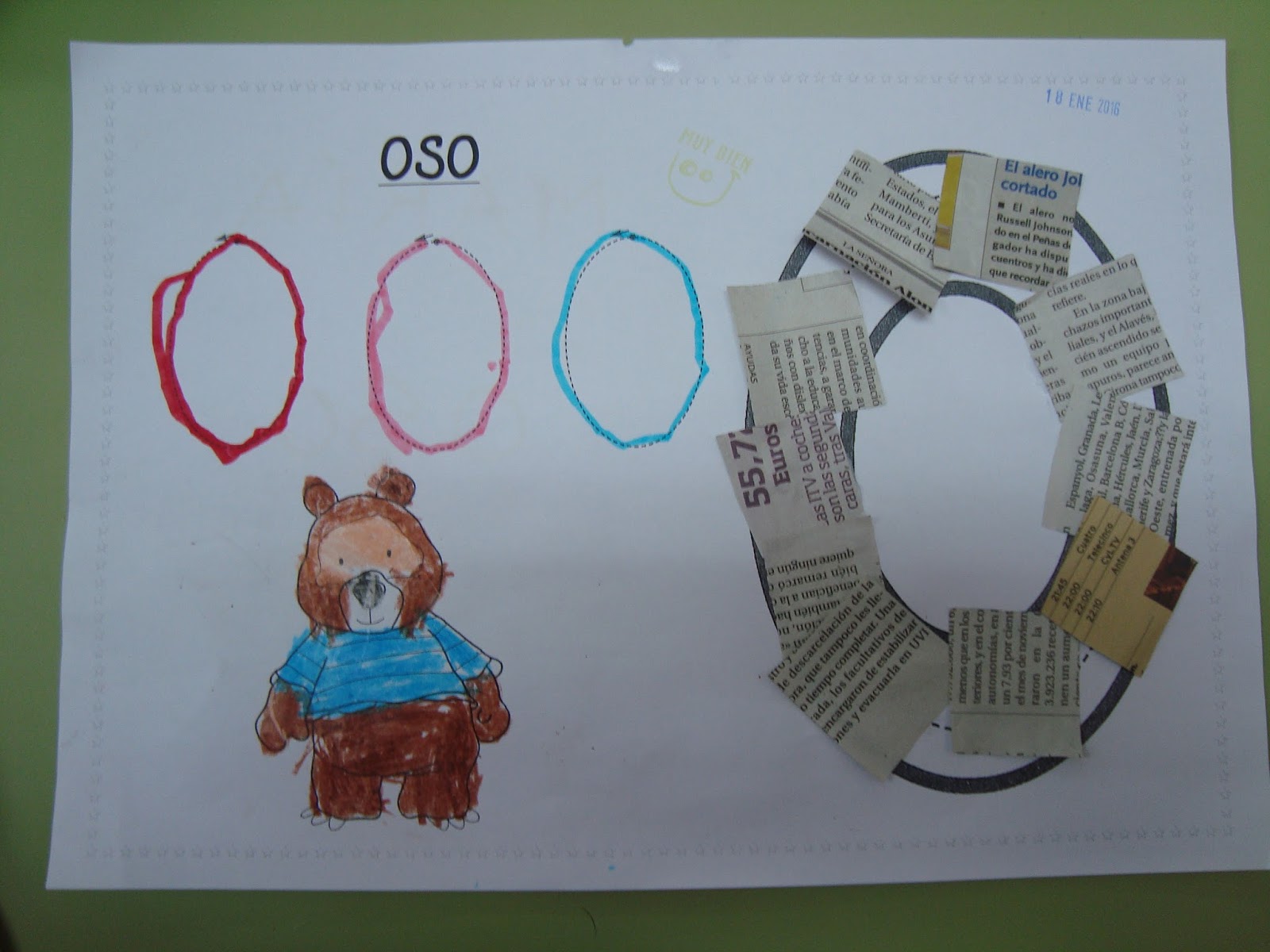 Plastificando ilusiones: La O de oso