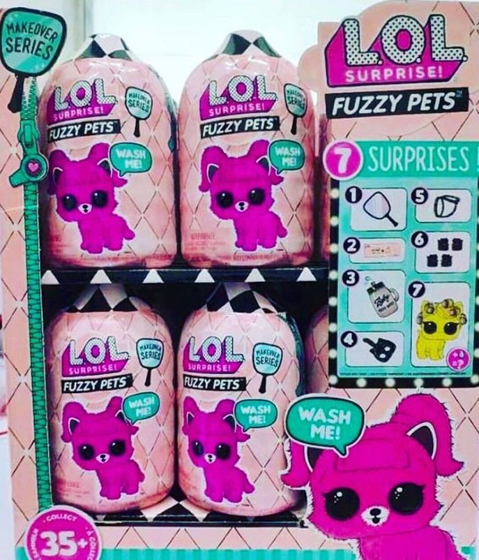 L.O.L. Surprise Fuzzy Pets Makeover Series 5: летающая обезьянка, хорек ...