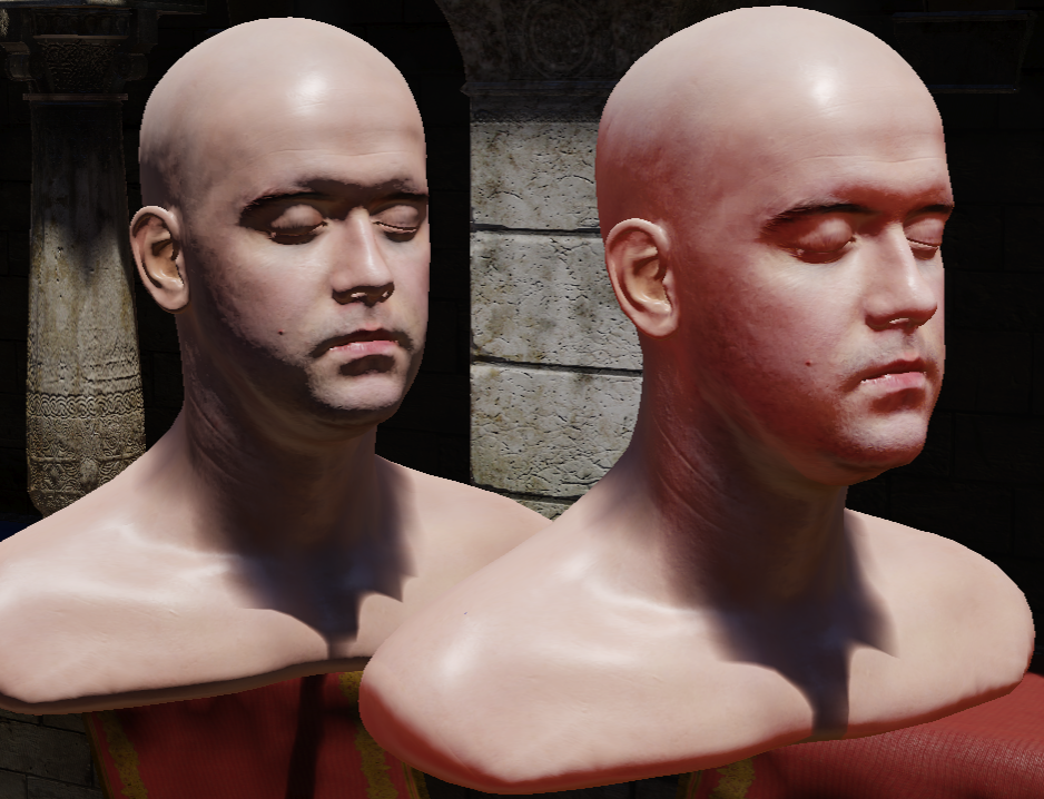 Simon's Tech Blog: Pre-Integrated Skin Shading
