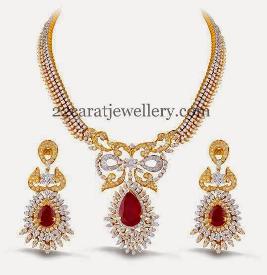 Contemporary Jewellery with Rubies - Jewellery Designs
