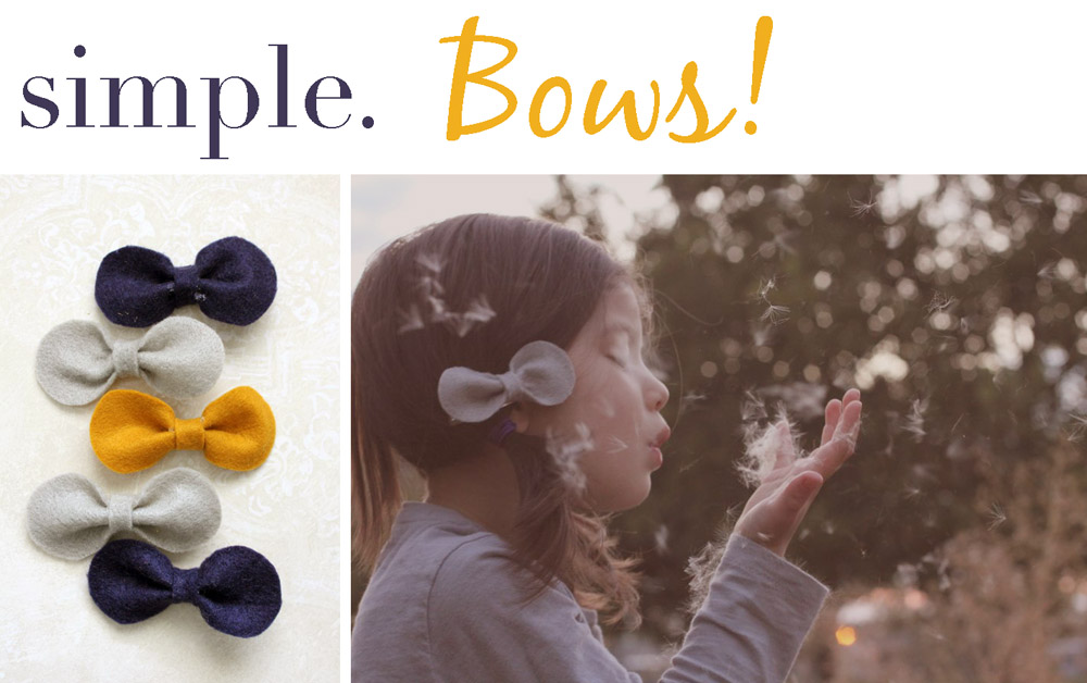 Simple Projects Week: Bows!
