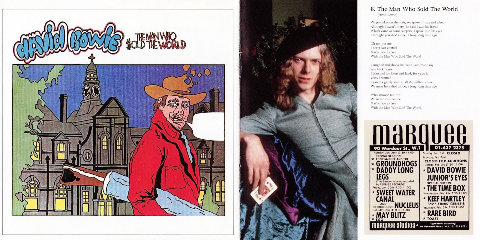 1970 The Man Who Sold The World - David Bowie - Rockronología