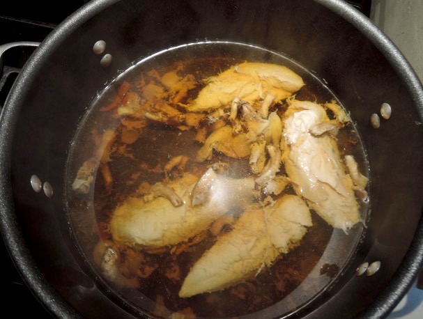 The Briny Lemon: Hot and Sour Chicken-Mushroom Soup