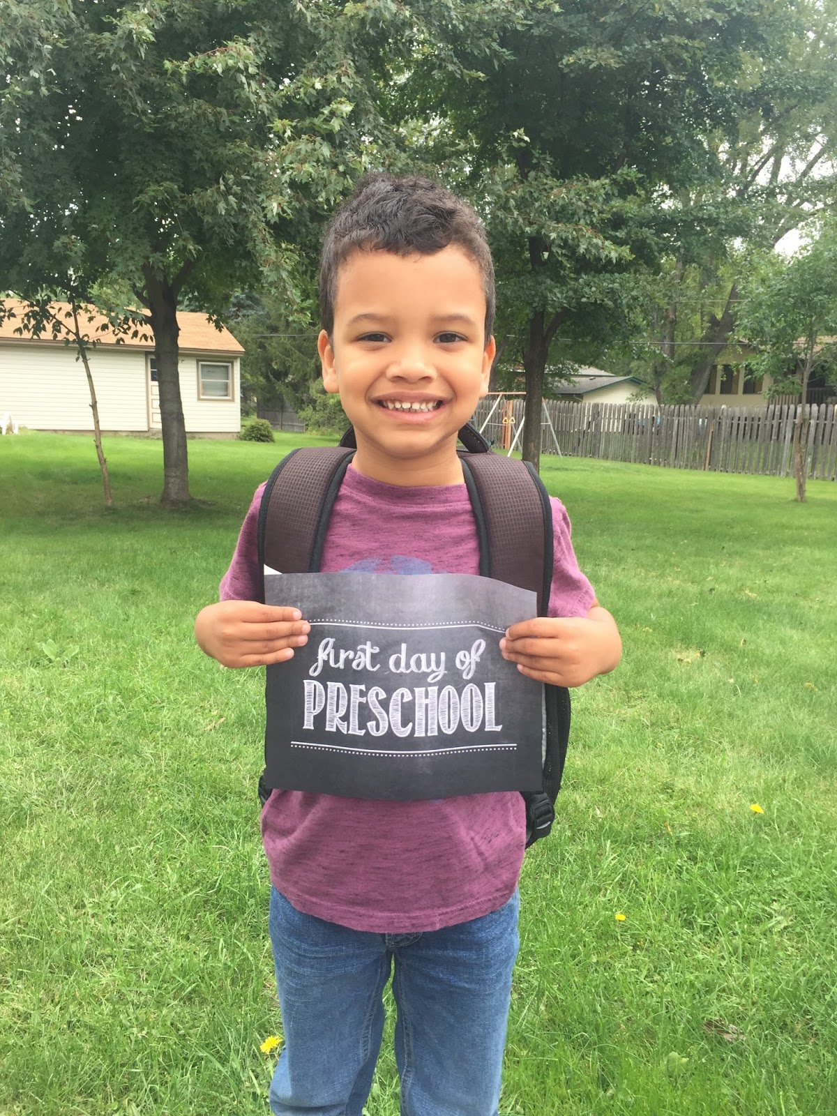All About Donovan!: First Day of Preschool!