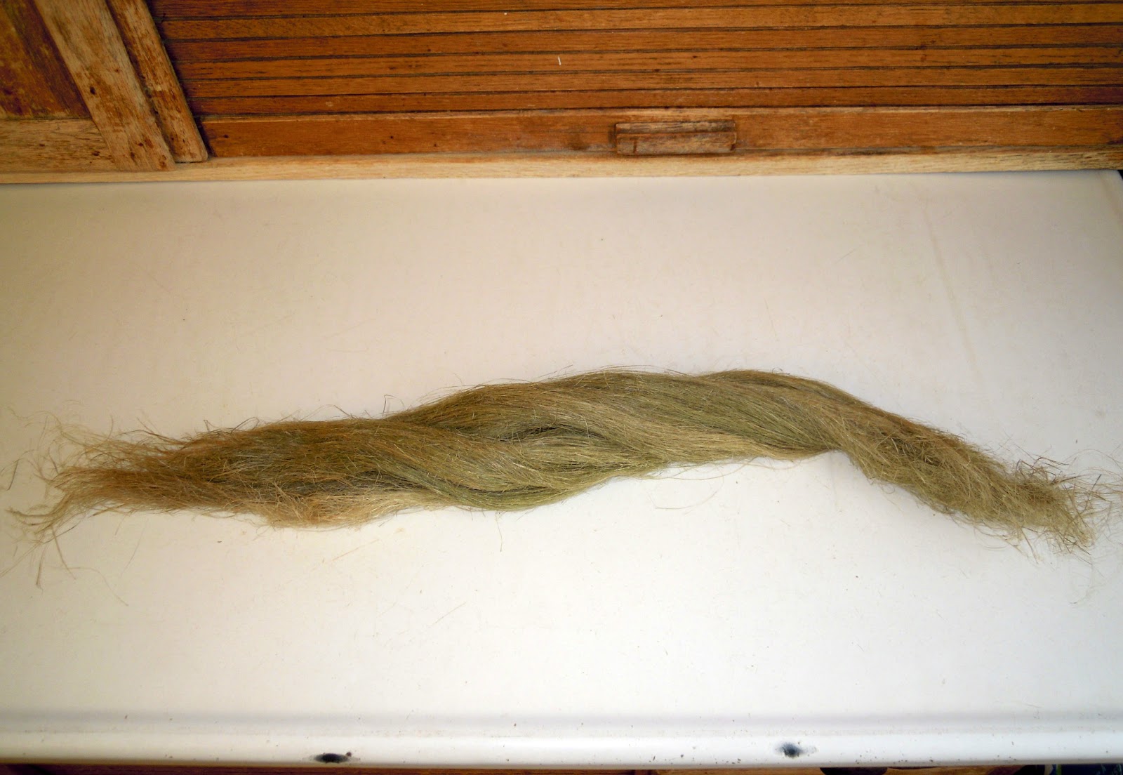 The Inconsequential Blogger: Flax to linen experiment - Spinning the flax