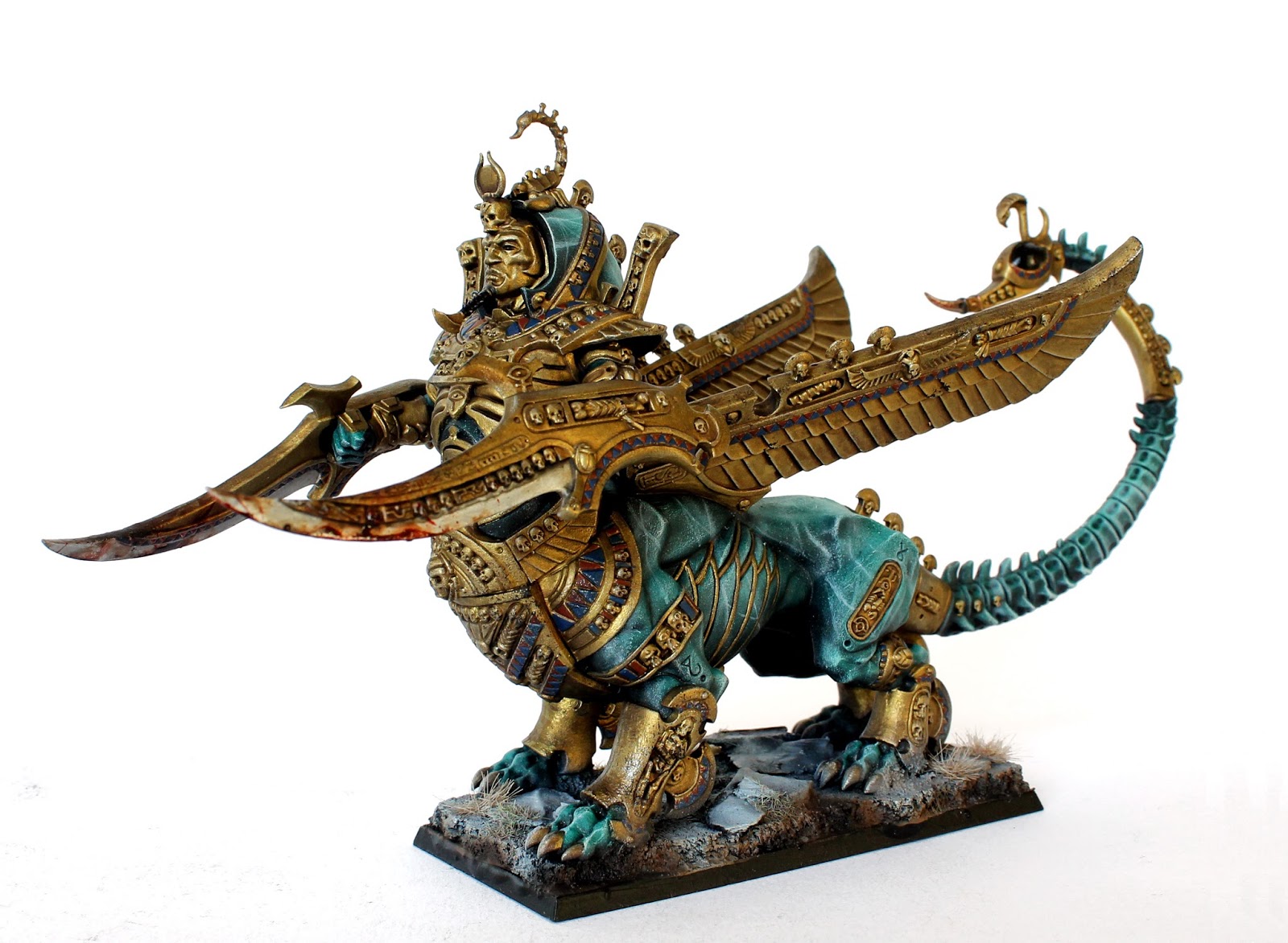 Showcase: Tomb Kings Necrosphinx - Tale of Painters