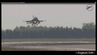 Animation Wallpaper: Animasi Pesawat Tempur F16 - Gif