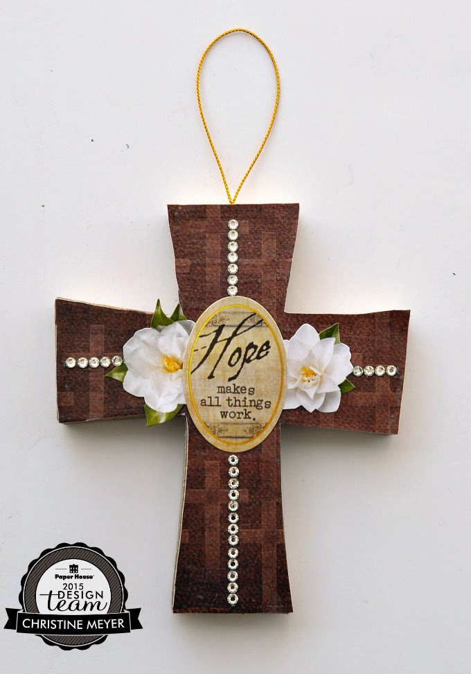 Scrapping with Christine: DIY Paper Craft Crosses