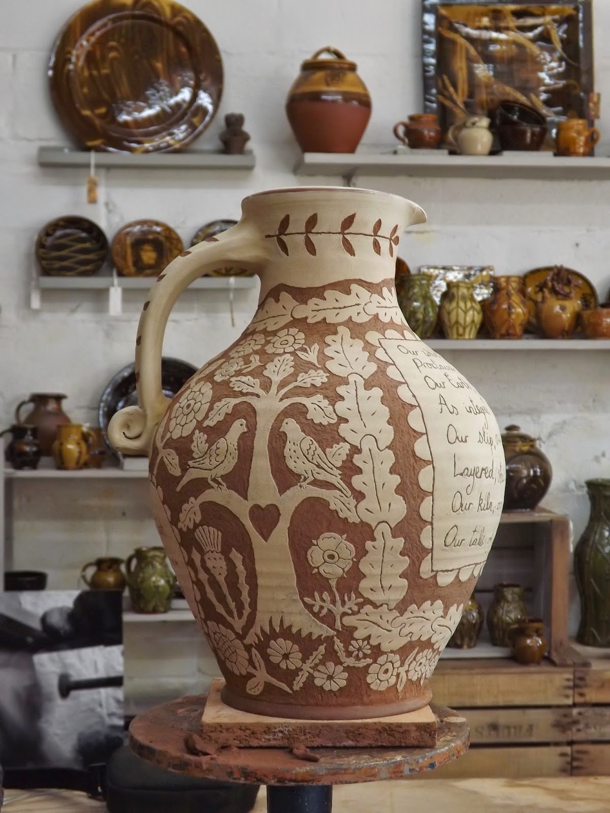 A Devonshire Pottery: The Love jug