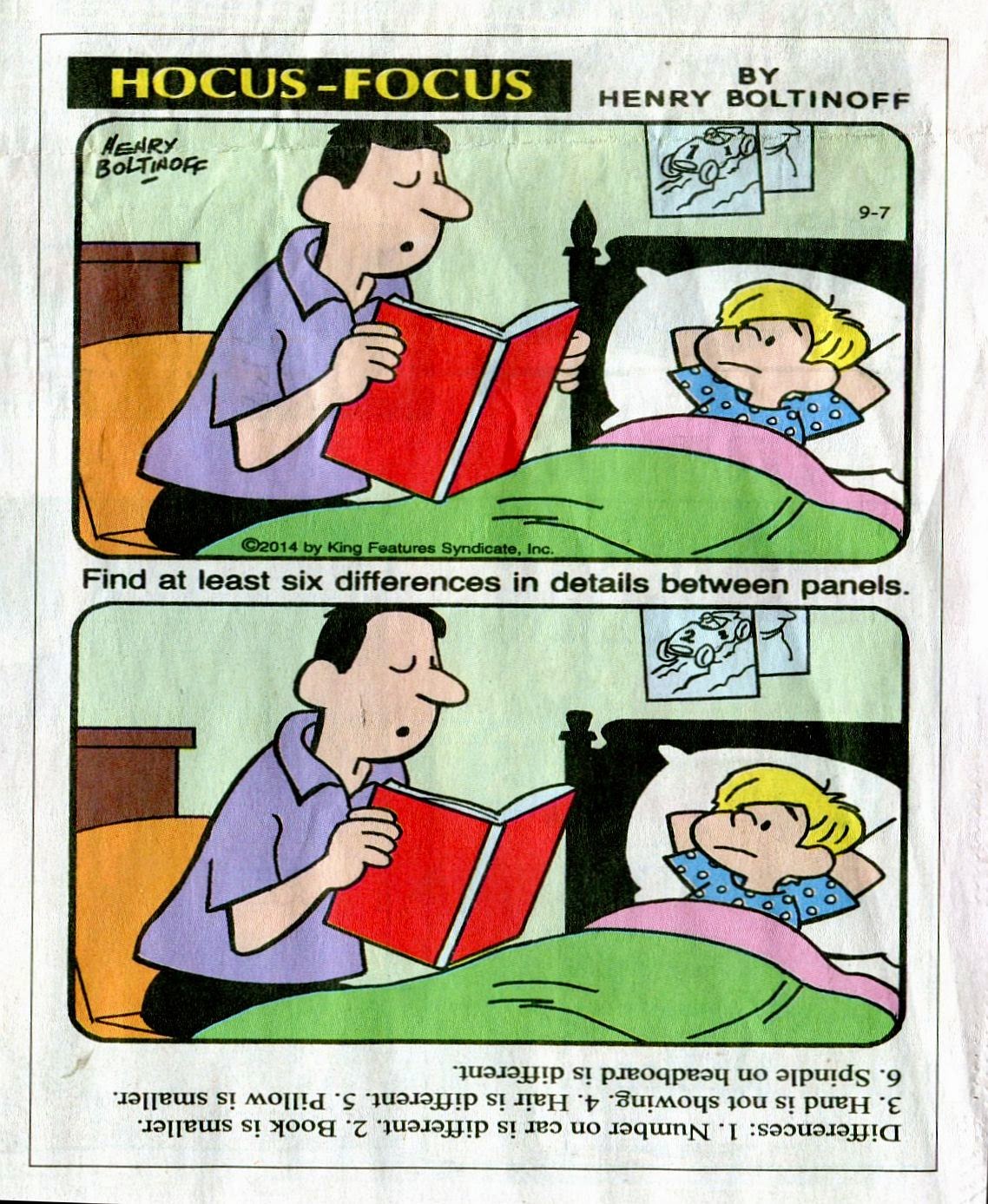 Bill's-Classic Comics: Hocus Focus Cartoons