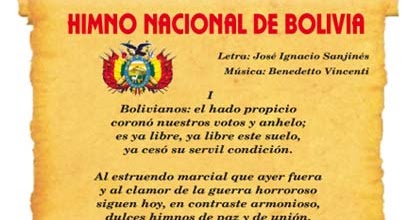 Himno Nacional de Bolivia | Himnos del Mundo