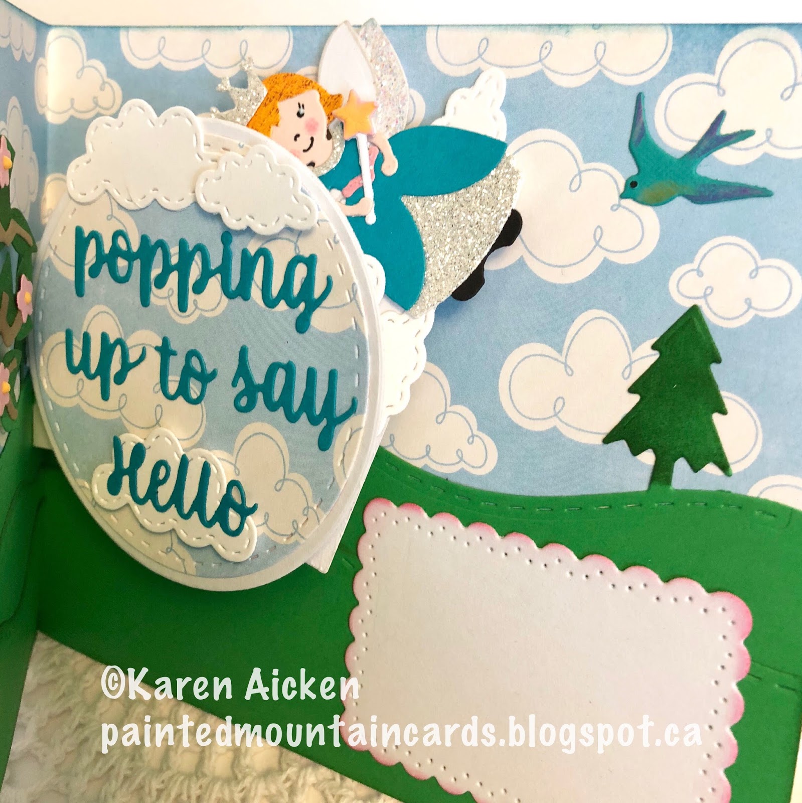 Painted Mountain Cards: Happily Popping Up To Say Hello ...