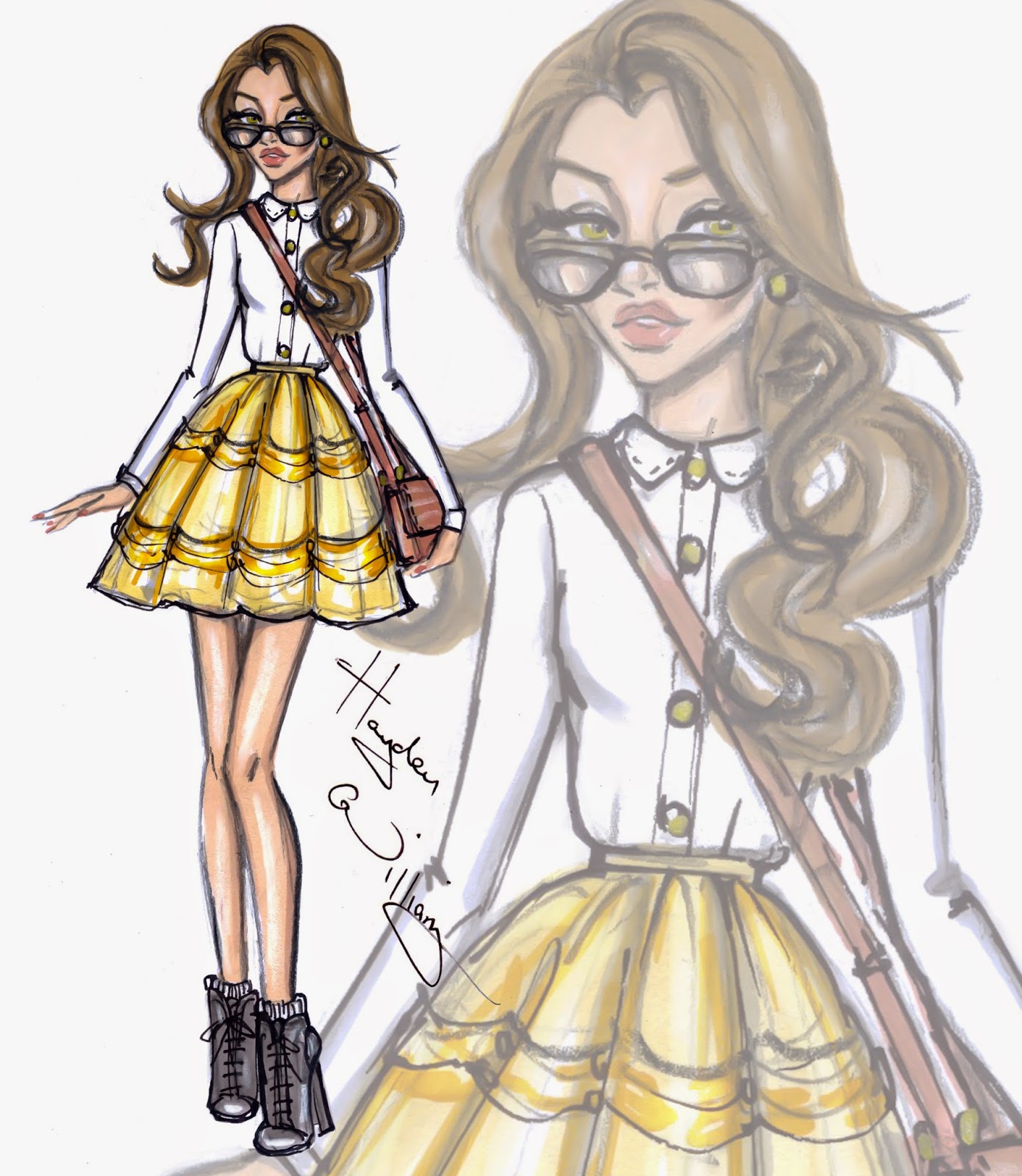 Hayden Williams Fashion Illustrations: Disney Diva Fashionistas by ...