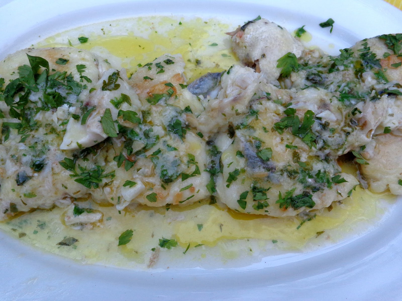 Wat ik gegeten heb: Heek (Merluza) in Salsa Verde