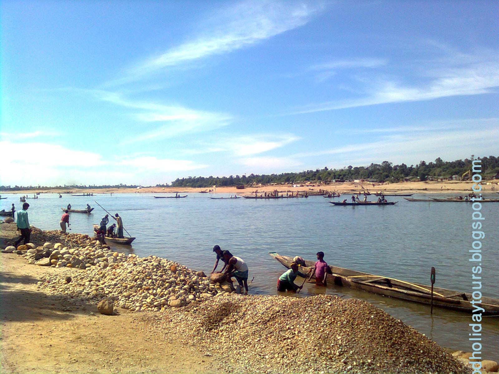 Bangladesh Tourism: Jaflong, Sylhet, Bangladesh