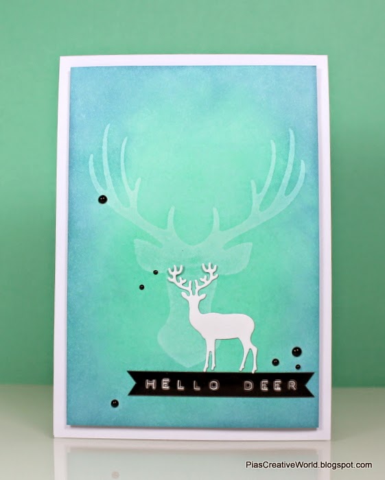 Pia's Creative World: Layered Inking Technique