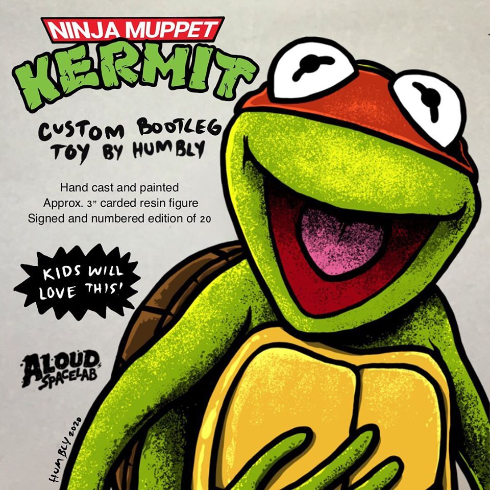 KERMIT THE NINJA MUPPET from Humbly