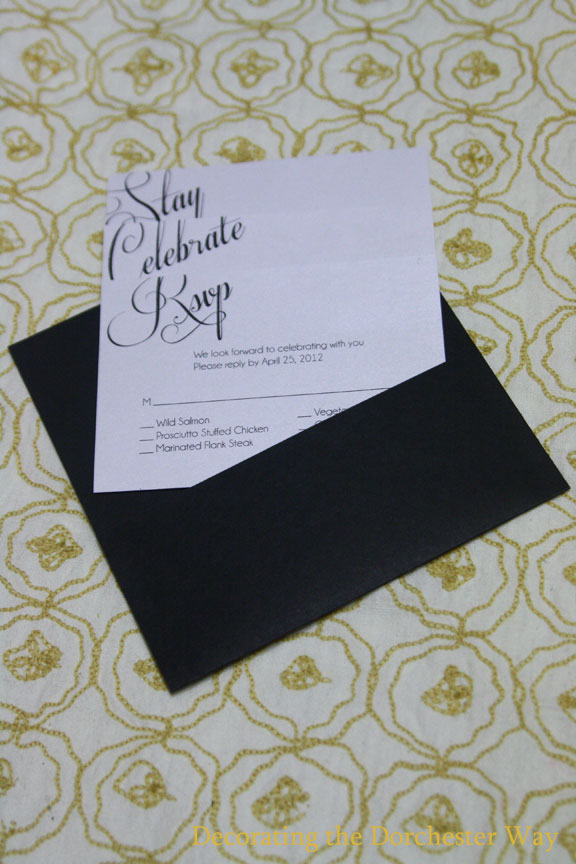 Decorating the Dorchester Way: DIY Printed Wedding Invitations