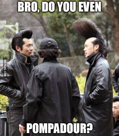 Bro do you even pompadour