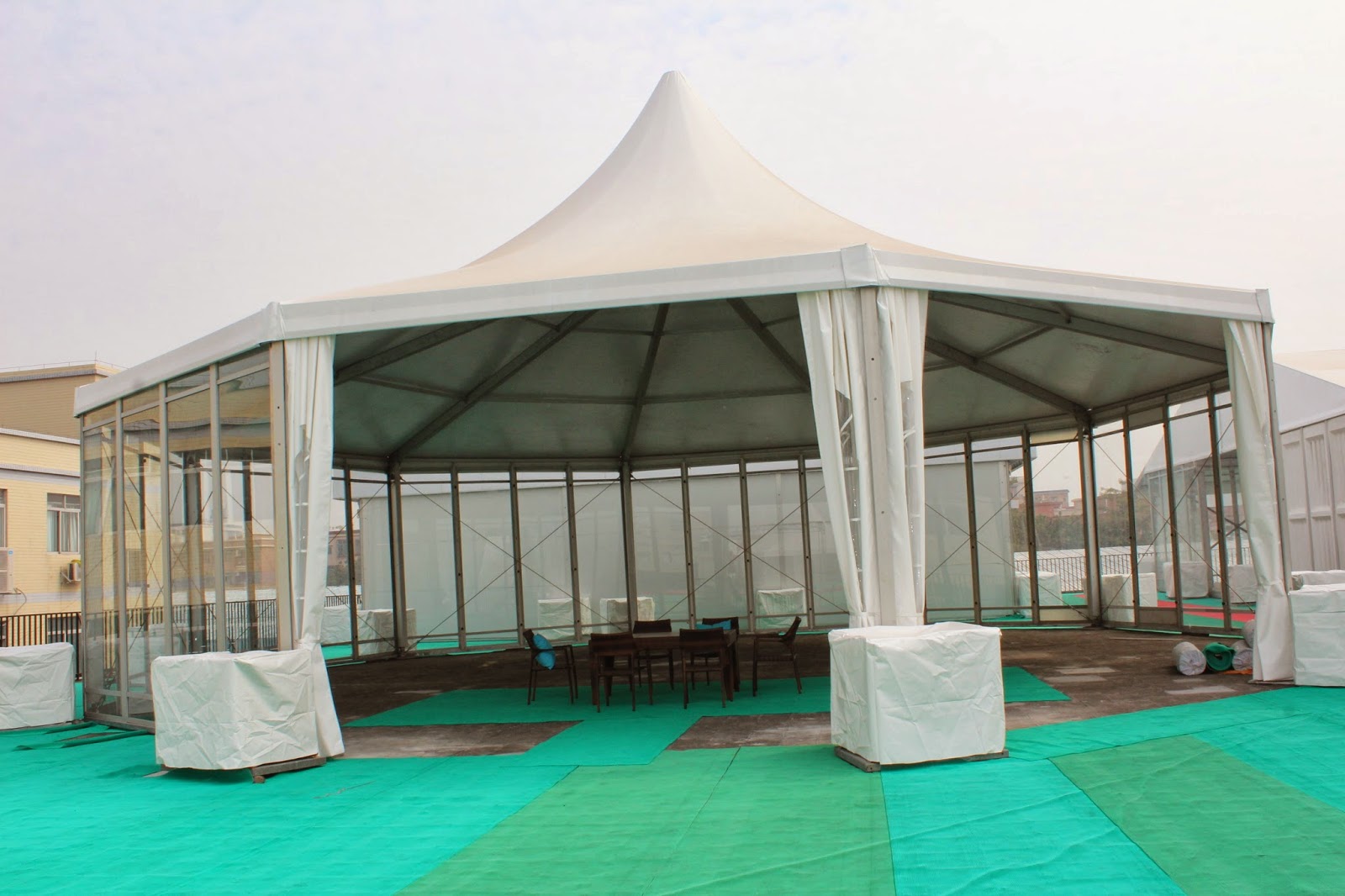 Temporary aluminum tent for events exhibition wedding party: temporary ...