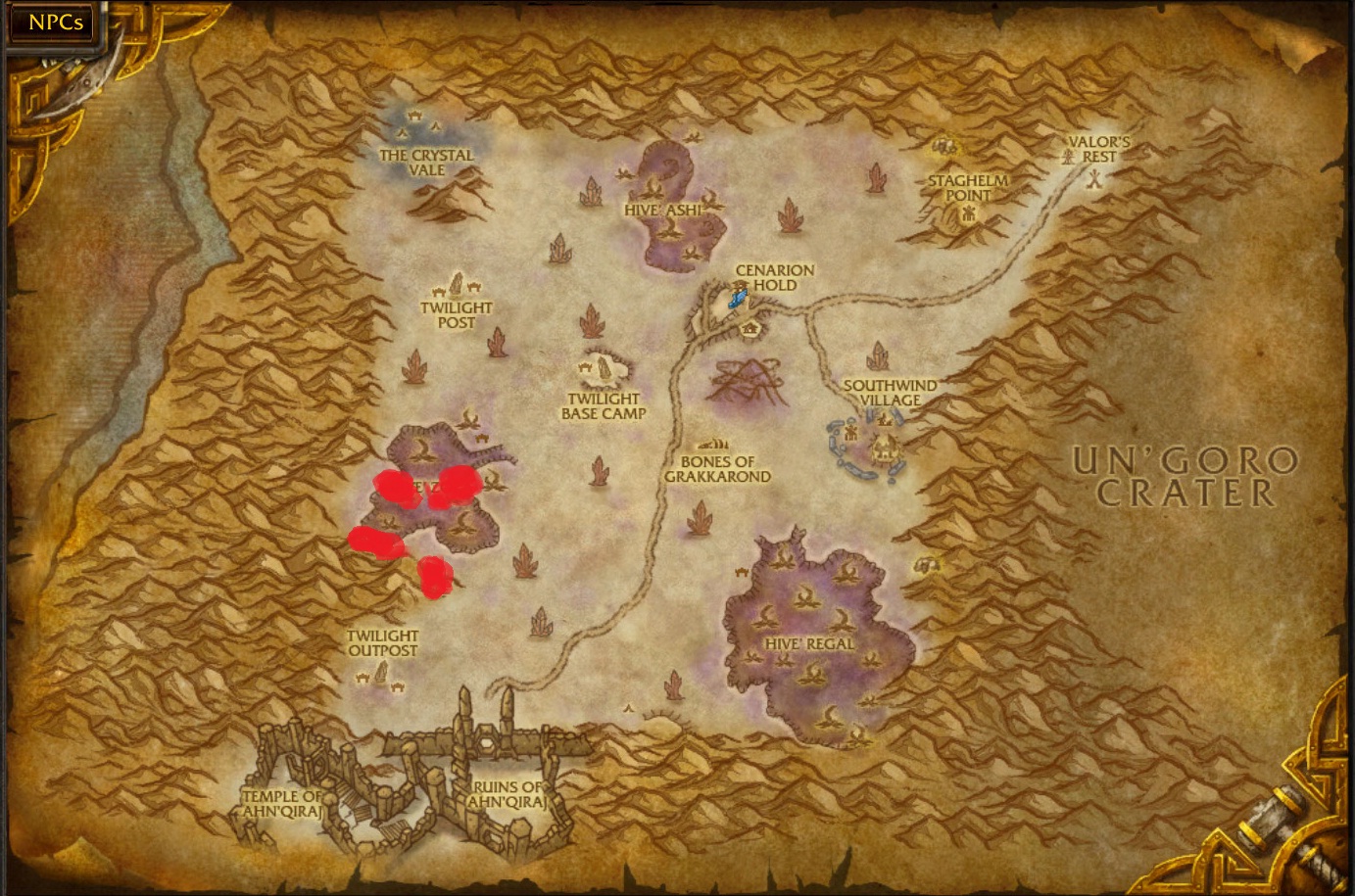 WoW Rare Spawns: Zora