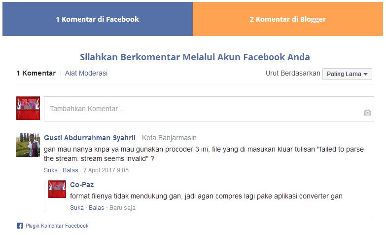 Modifikasi Tampilan Komentar Responsive Facebook Berdampingan Dengan ...