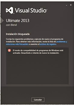 ALTER EGO: Instalación bloqueada Visual Studio Ultimate 2013+Reiniciar el equipo