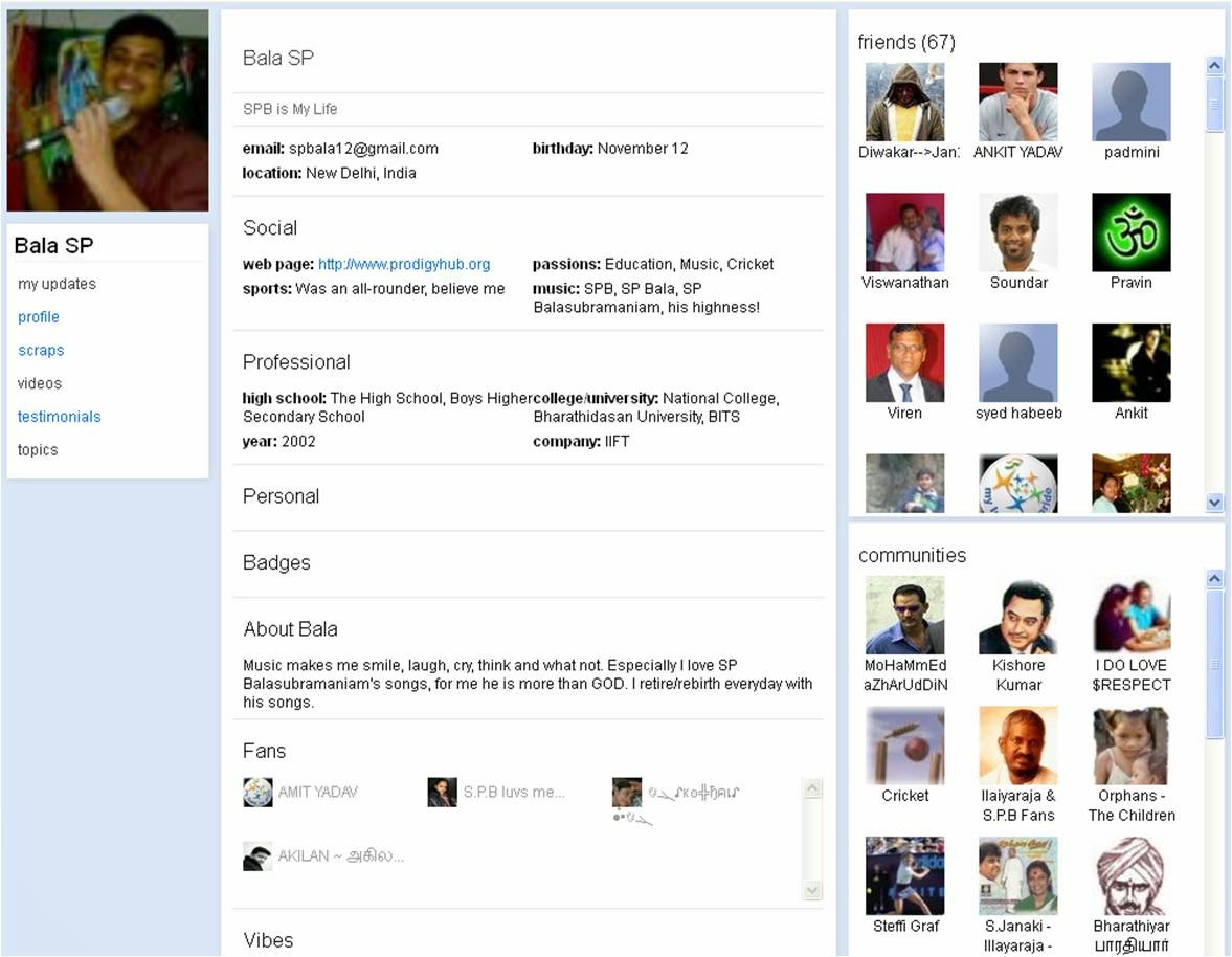 Orkut Love Scrap