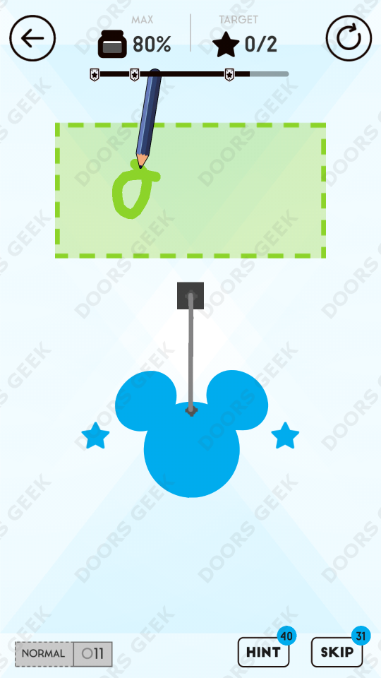 Draw Here Level 11 ~ Doors Geek