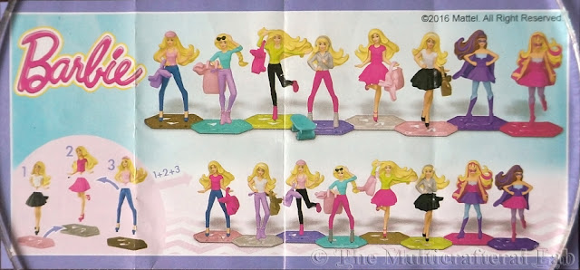 The Multicrafteral Lab: Full set Kinder Surprise Barbie 2016