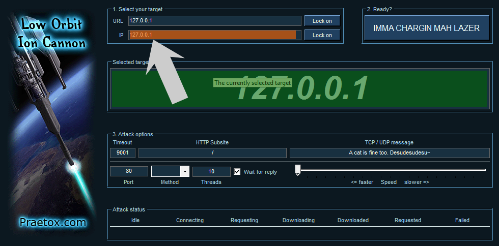 [TUTORIAL] Como usar LOIC (DDos) | Compsz Blog =D
