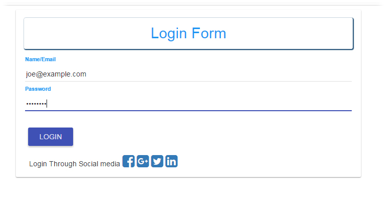 Angular Material: Simple Login Form Angular Material: Simple Login Form