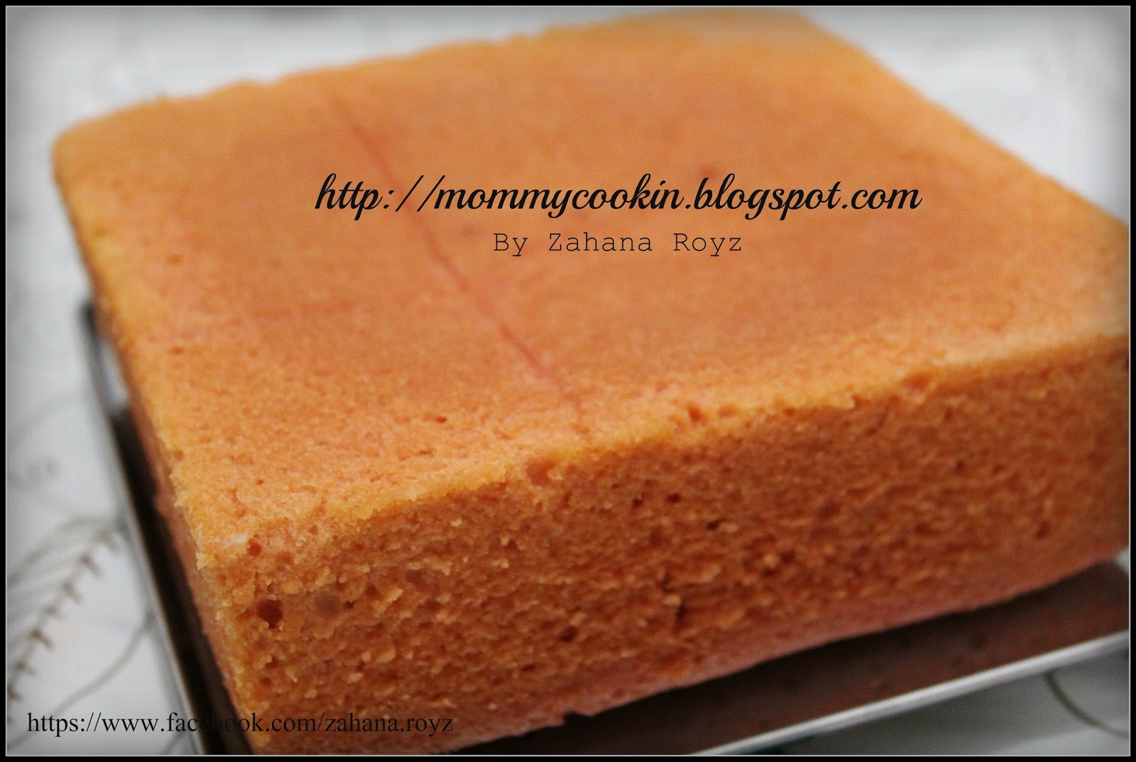 Mommy Ryan Kitchen: Strawberry Sponge Cake (kek Span Strawberry)