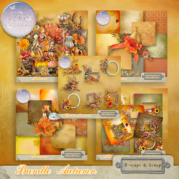 Artistic Creative Designs : kit: Autumn by Bee Creation and Template ...