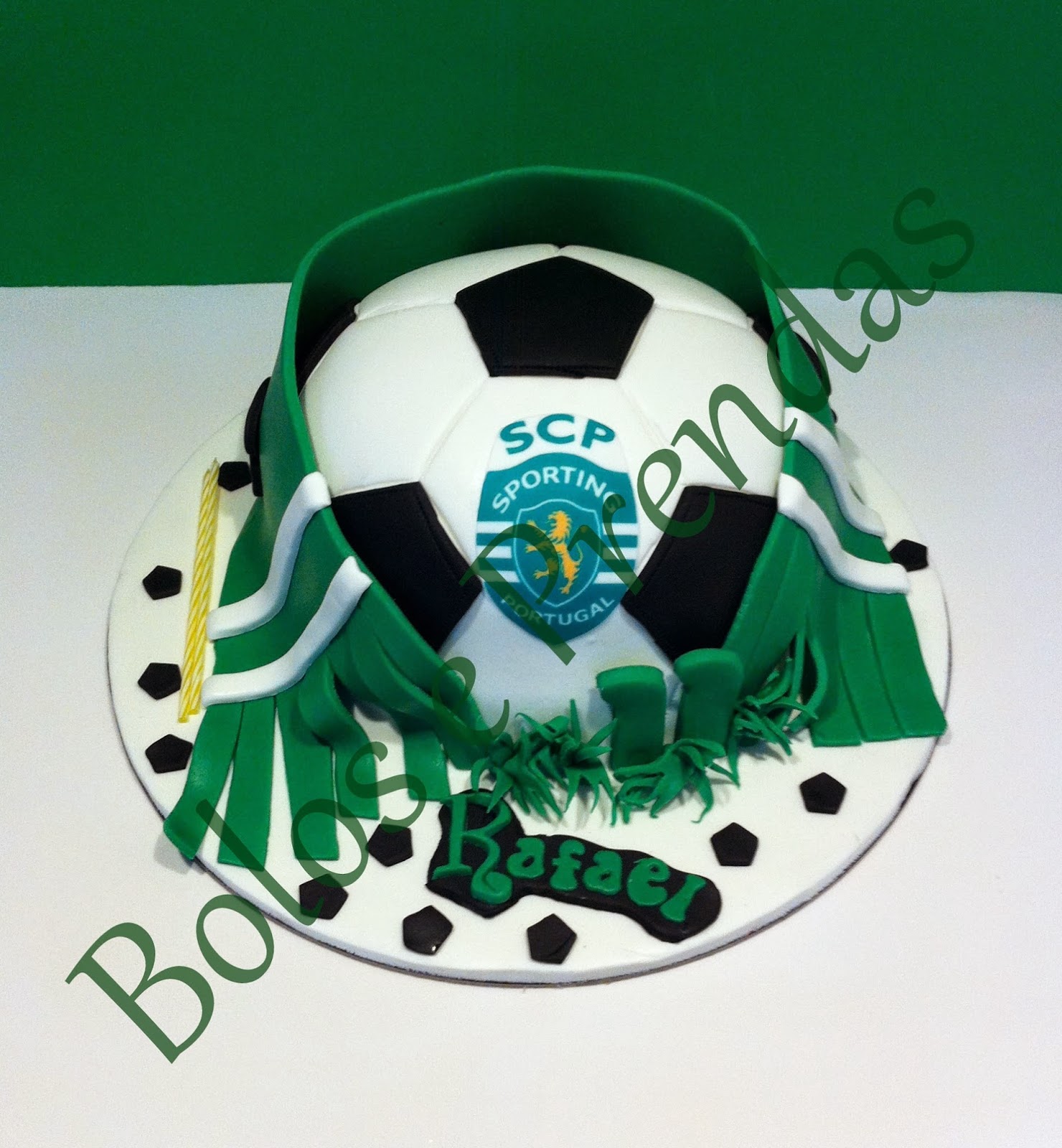 Carla Moreira - Cake Designer: Bolo Sporting