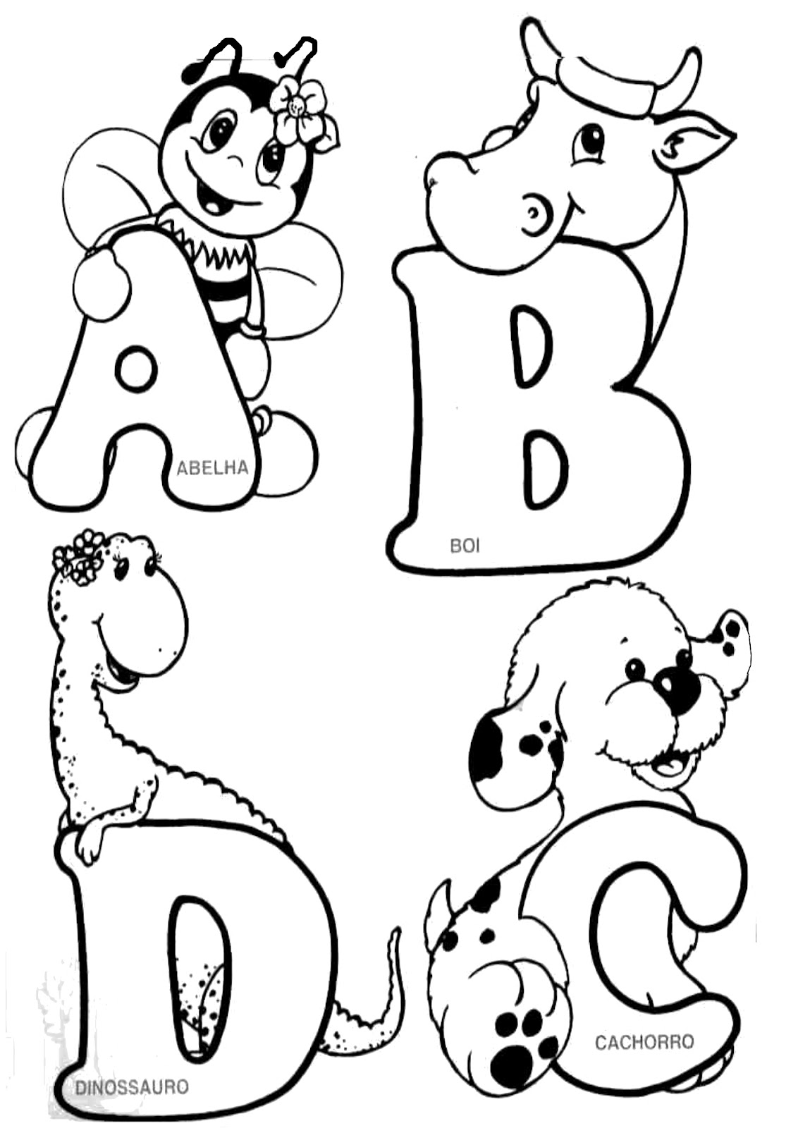 Ensinando com Carinho: Alfabeto dos Animais