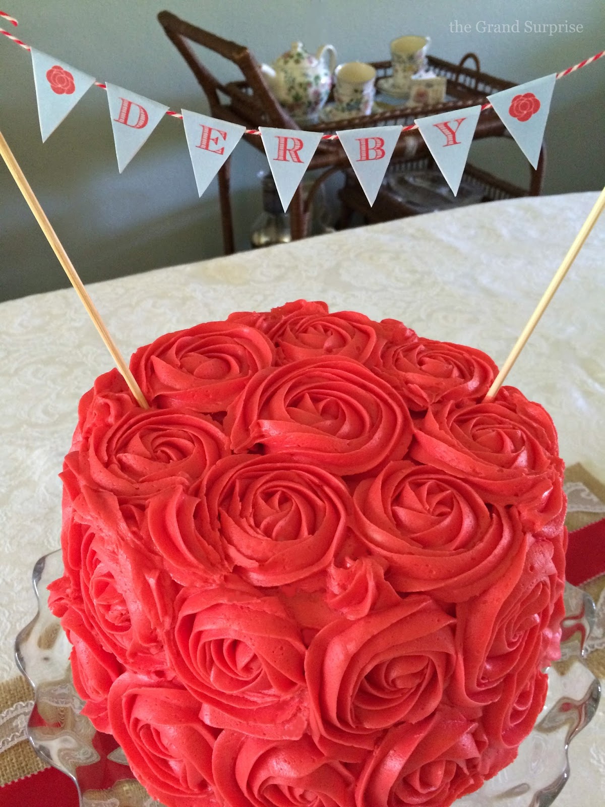the Grand Surprise!: Run for the Roses { tea party treats }