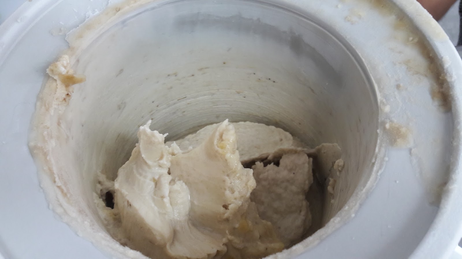 HELADO DE DULCE DE LECHE Y SORVETO DE BANANA