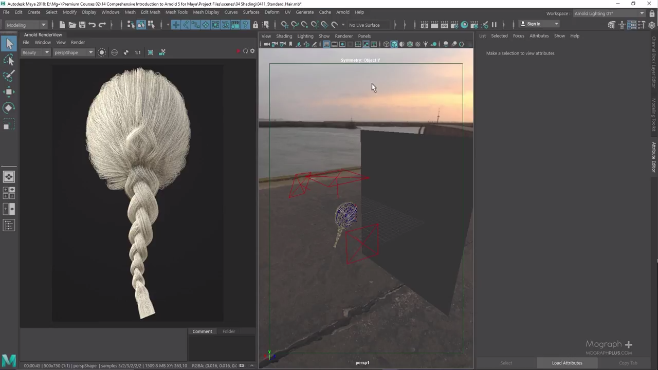 Understanding Standard Hair Shader in Arnold for Maya