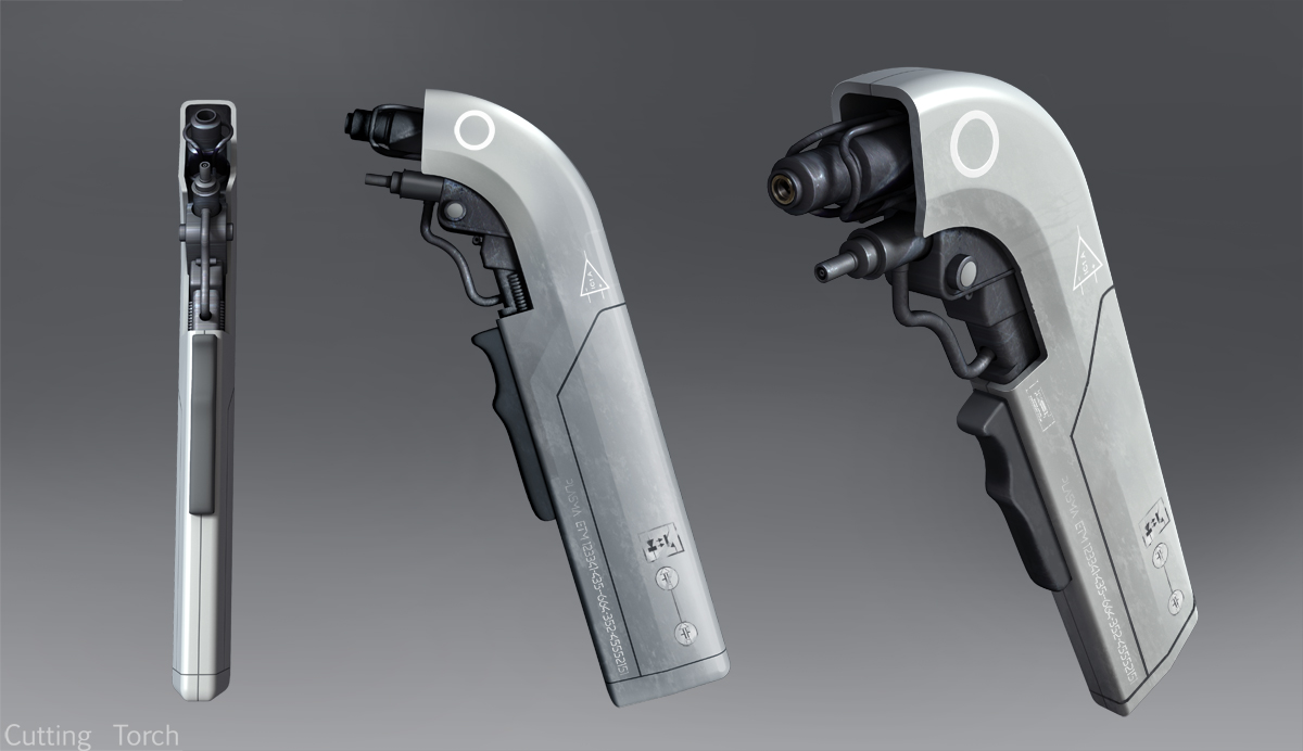 Jim Martin Concept Art: Cutting Torch from "Oblivion"