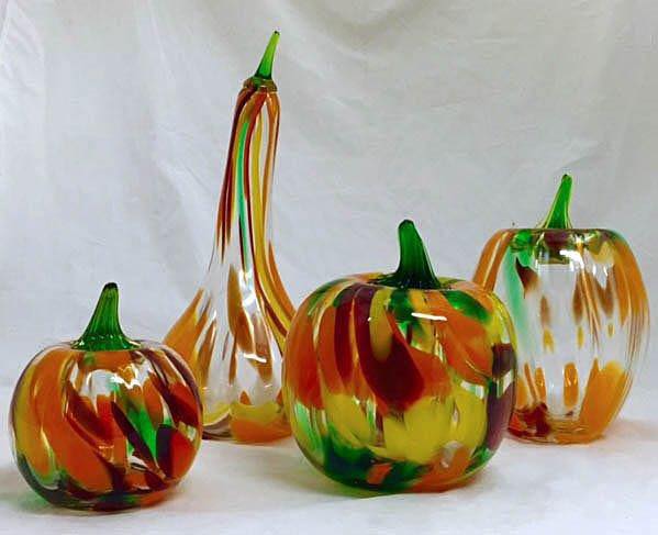 Heart of Glass - Blenko Glass: PUMPKINS. Blenko Glass Company.