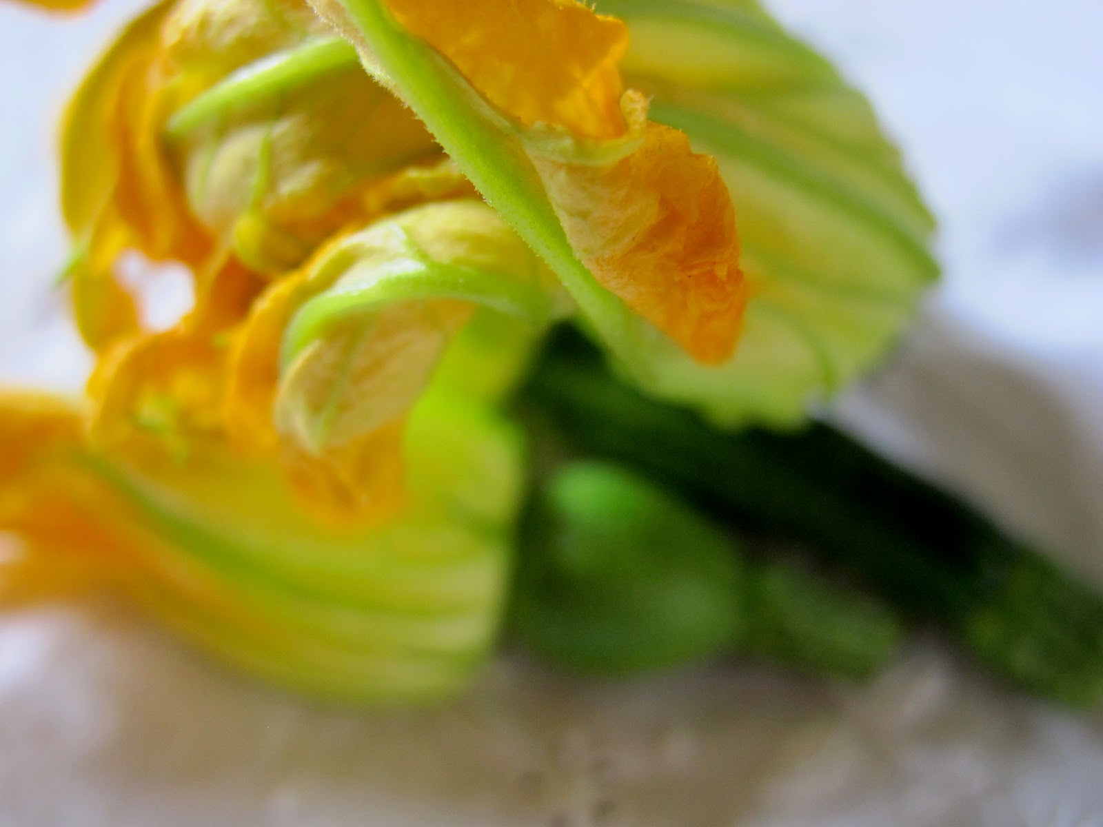 oh so buttery: Stuffed Courgette Flowers