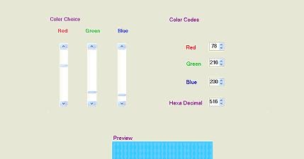 Windows Form Color Chooser C#.NET PROGRAM ~ ENGINEERING PROJECTS