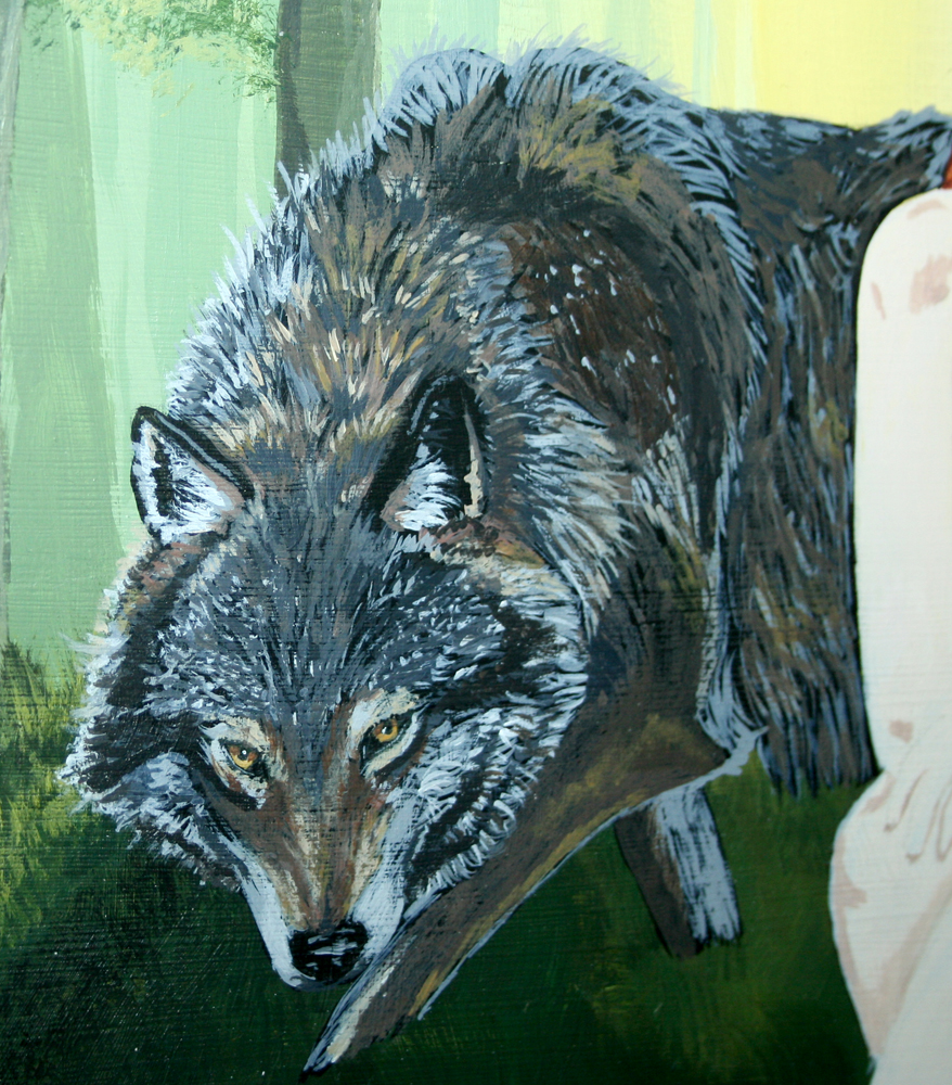 Plantie's: Painting with Plantie Tuesday! #5 - Wolf Time!
