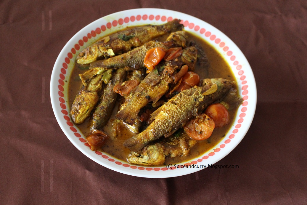 Spice and Curry: Belanak fish curry- small Mullet fish curry