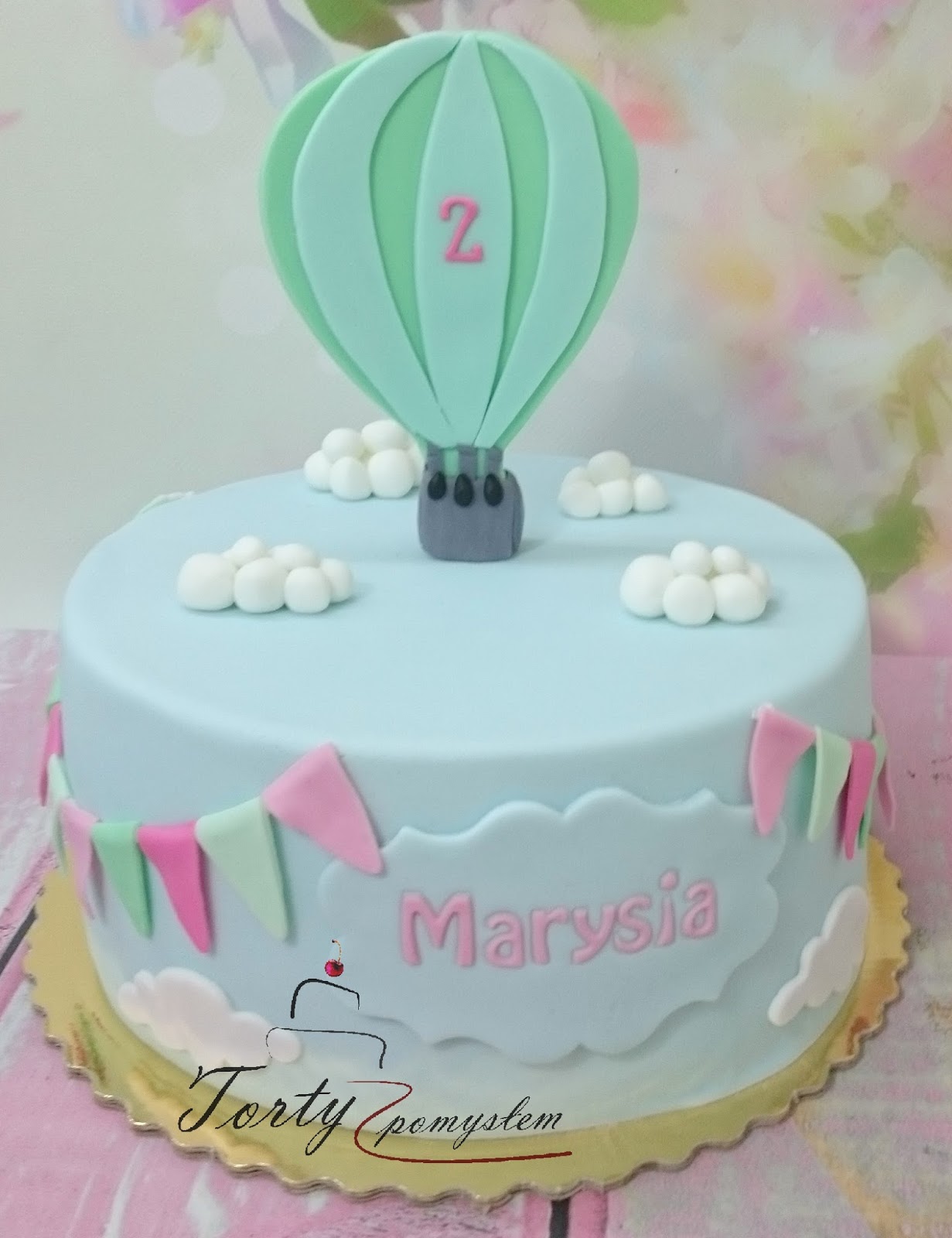 TORTY Z POMYSŁEM Kraków: Tort z balonem dla Marysi.