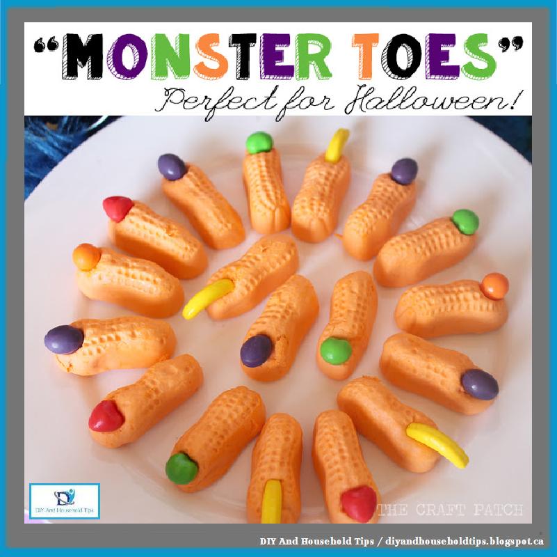DIY And Household Tips: Candy Monster Toes