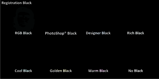 Tentang Desain Grafis: Aneka Warna Hitam