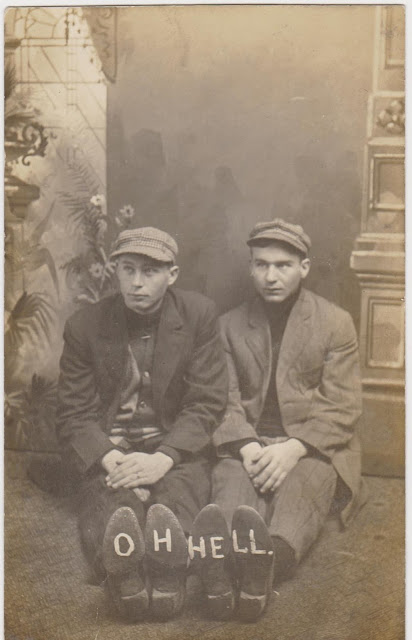 A Collection of 18 Funny Snapshots of Men Posing With Signs ~ Vintage ...