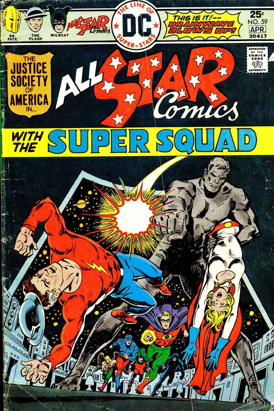 All Star Comics v2 #59 - Wally Wood art - Pencil Ink
